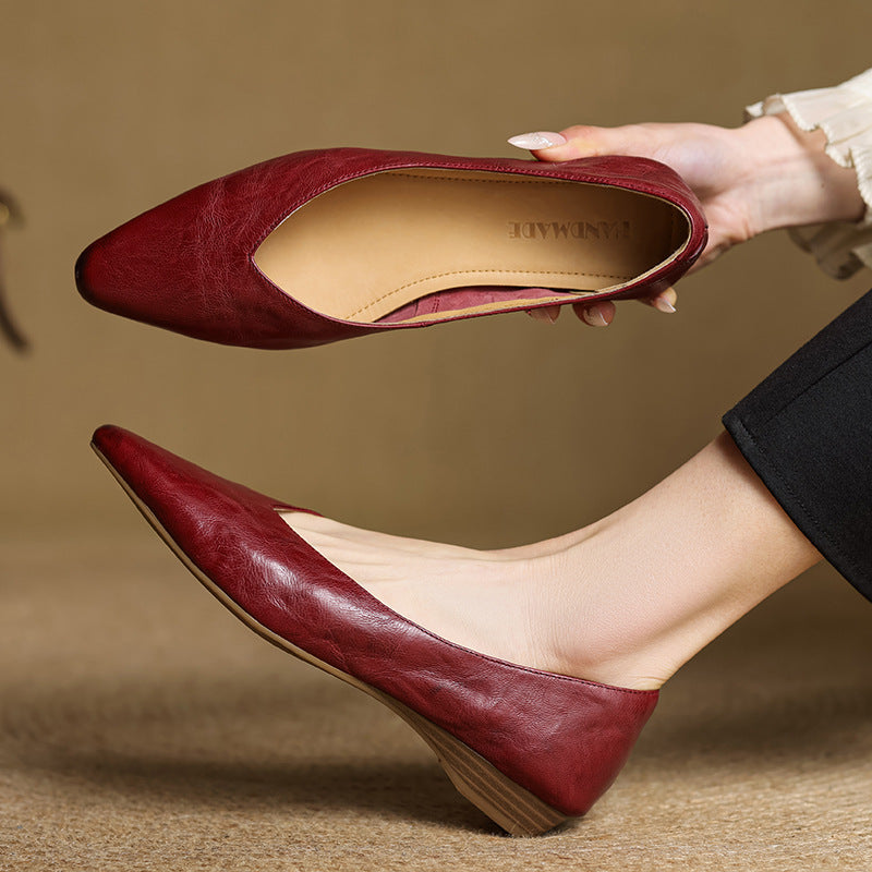 Lioren Lambskin Flats – NEWLOOKTREND